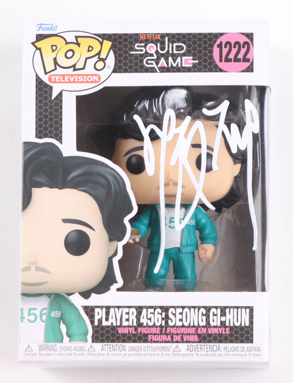 Lee Jung-Jae Signed "Squid Game" #1222 Player 456: Seong Gi-Hun Funko ...