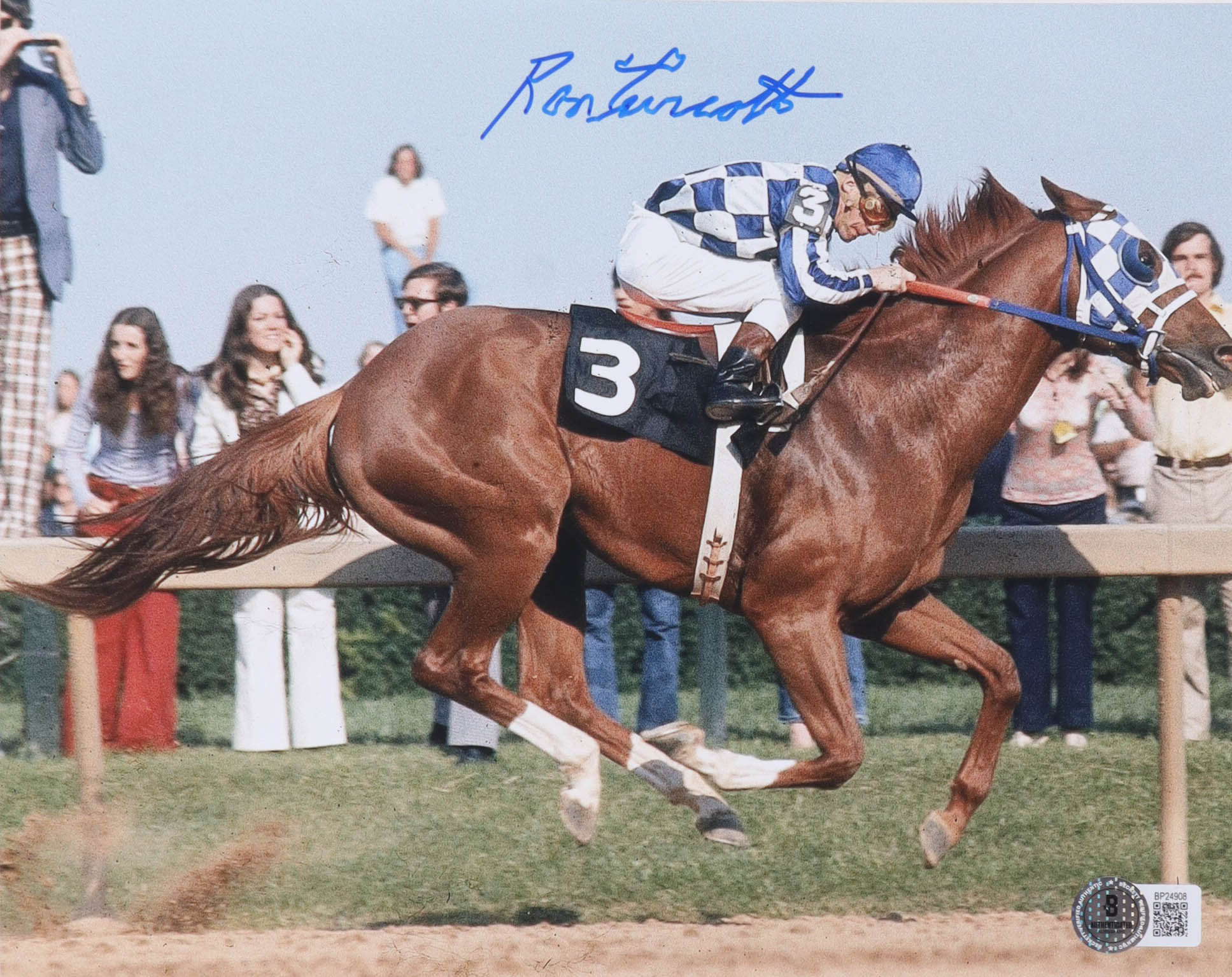 Ron Turcotte Signed 8x10 Photo (Beckett) | Pristine Auction