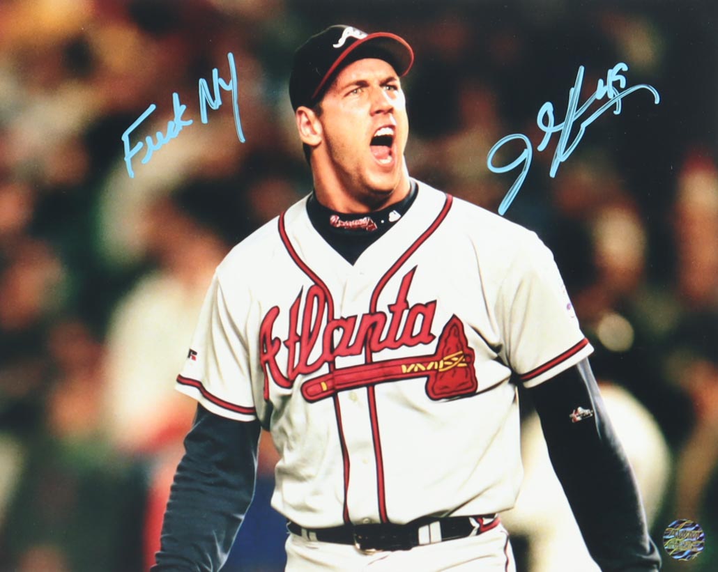 John Rocker Signed Braves 8x10 Photo Inscribed "F*** NY" (AWM ...