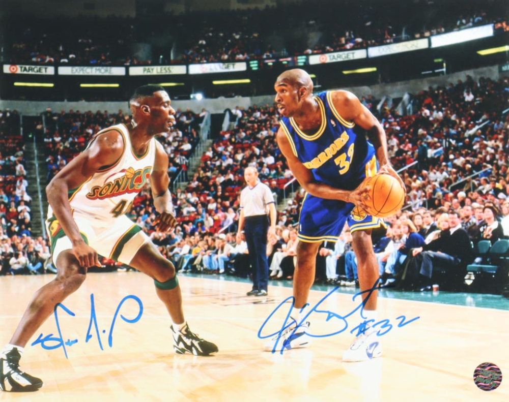 Shawn Kemp & Joe Smith Signed 8x10 Photo (AWM) | Pristine Auction
