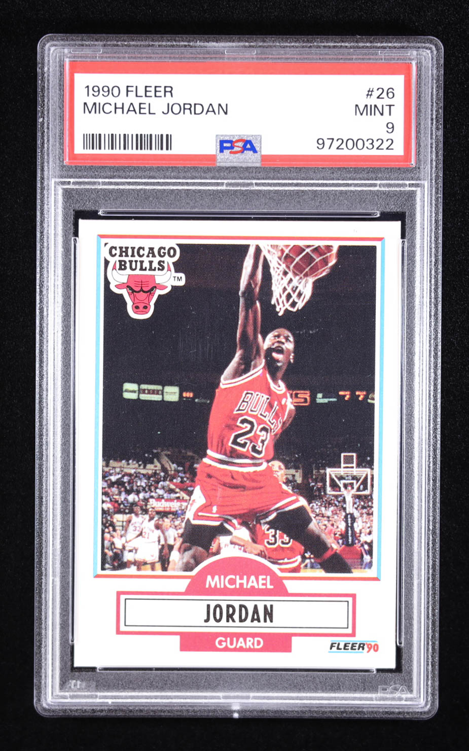 Michael Jordan 1990-91 Fleer #26 (PSA 9) | Pristine Auction