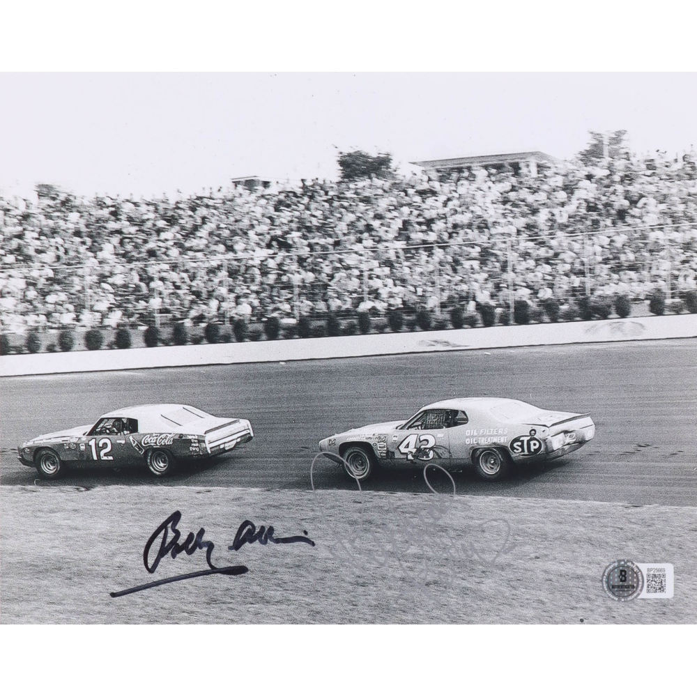 Richard Petty & Bobby Allison Signed NASCAR 8x10 Photo (Beckett ...