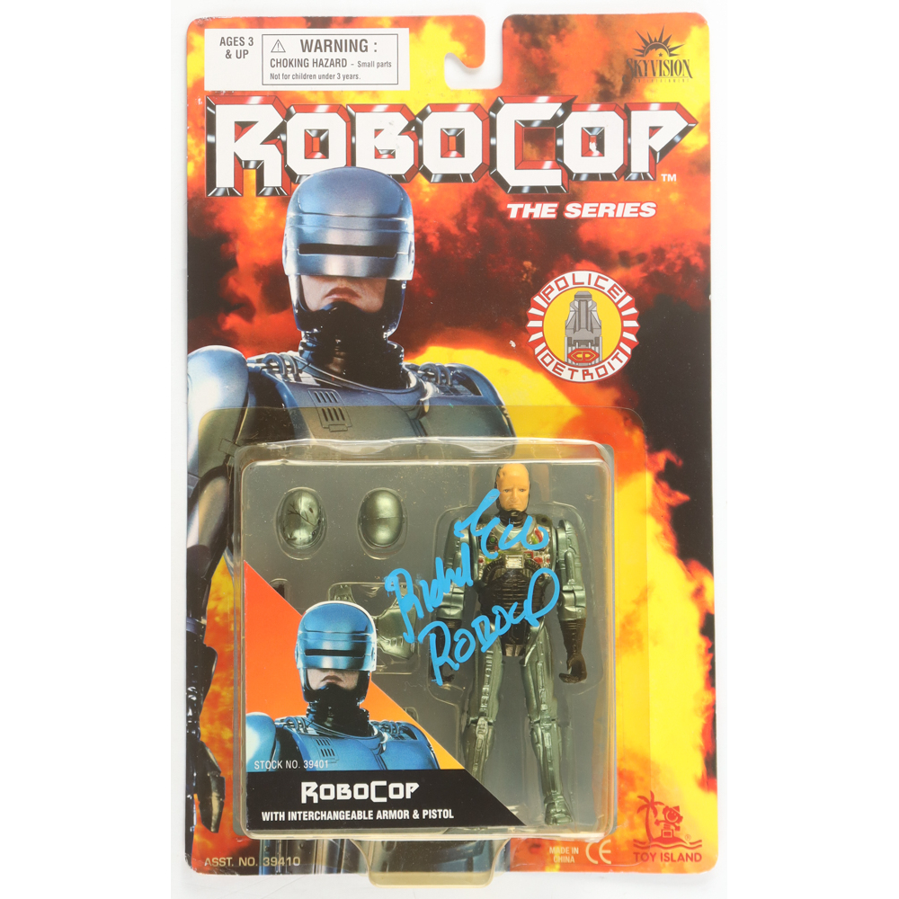 Richard Eden Signed 1994 "RoboCop: The Series" Action Figure Inscribed ...