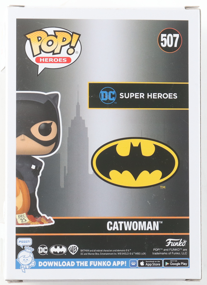 Patricia Peters Signed "Batman" #507 Catwoman Funko Pop! Vinyl Figure Inscribed "Catwoman" (JSA ...