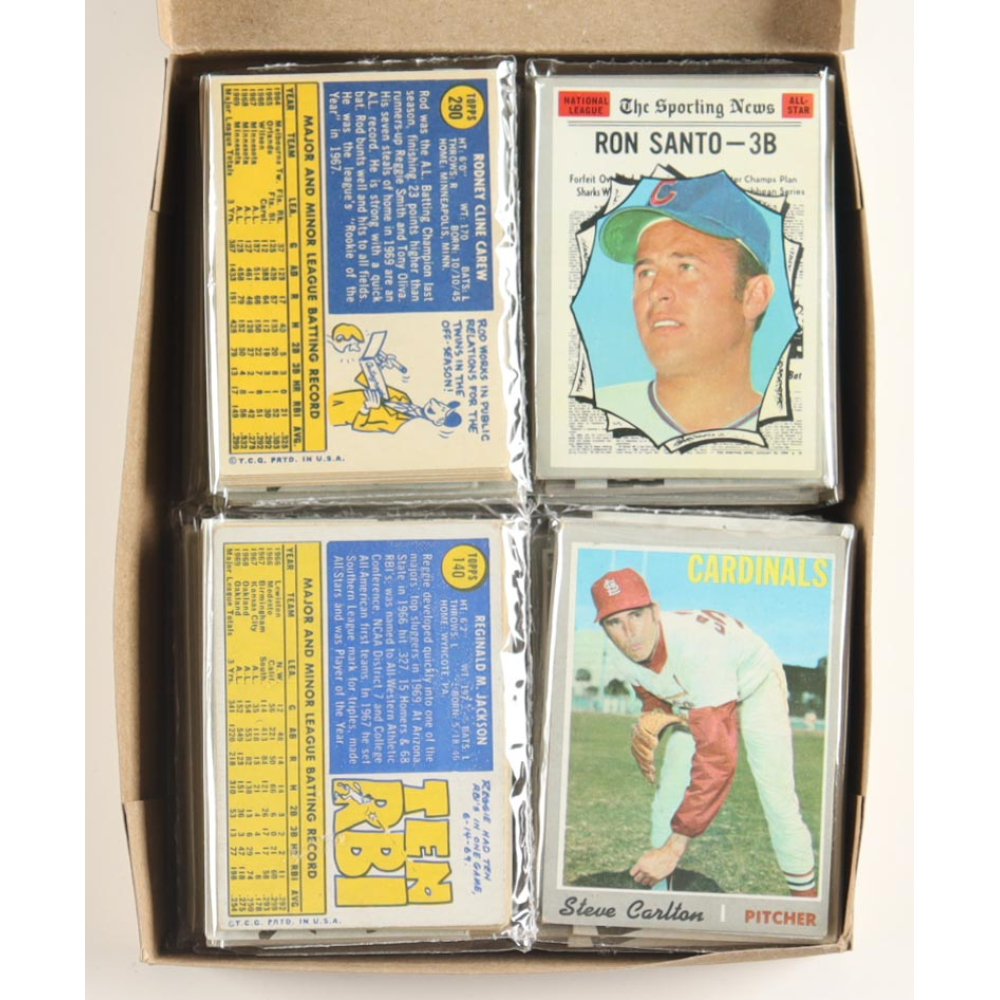1970 Topps Baseball Cello Fun Pack Vending Box with (20) Packs ...