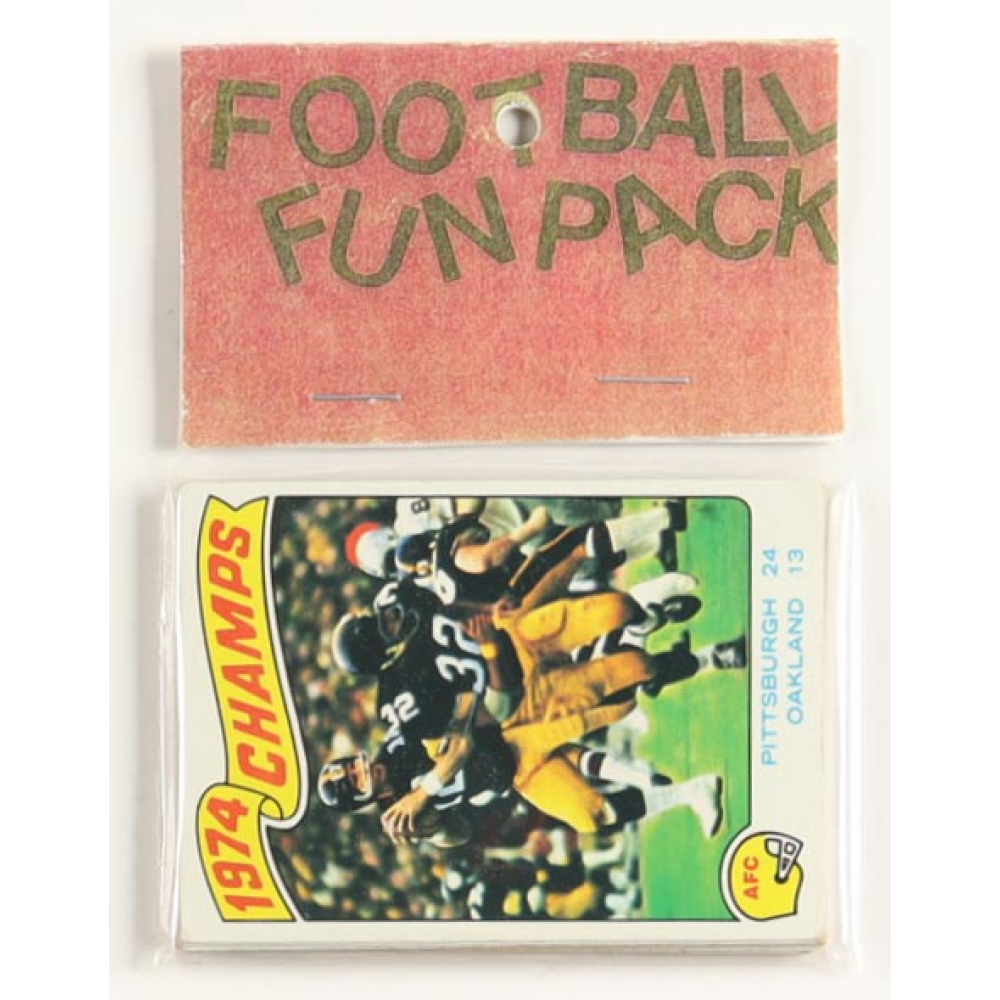1975 Topps Football Card Fun Pack with (10) Cards | Pristine Auction