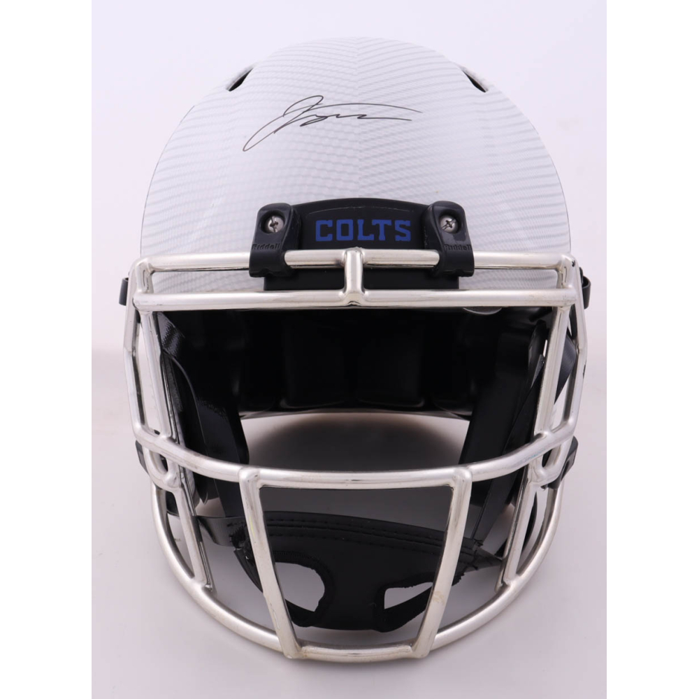 Jonathan Taylor Signed Colts Full-Size Authentic On-Field Hydro-Dipped ...