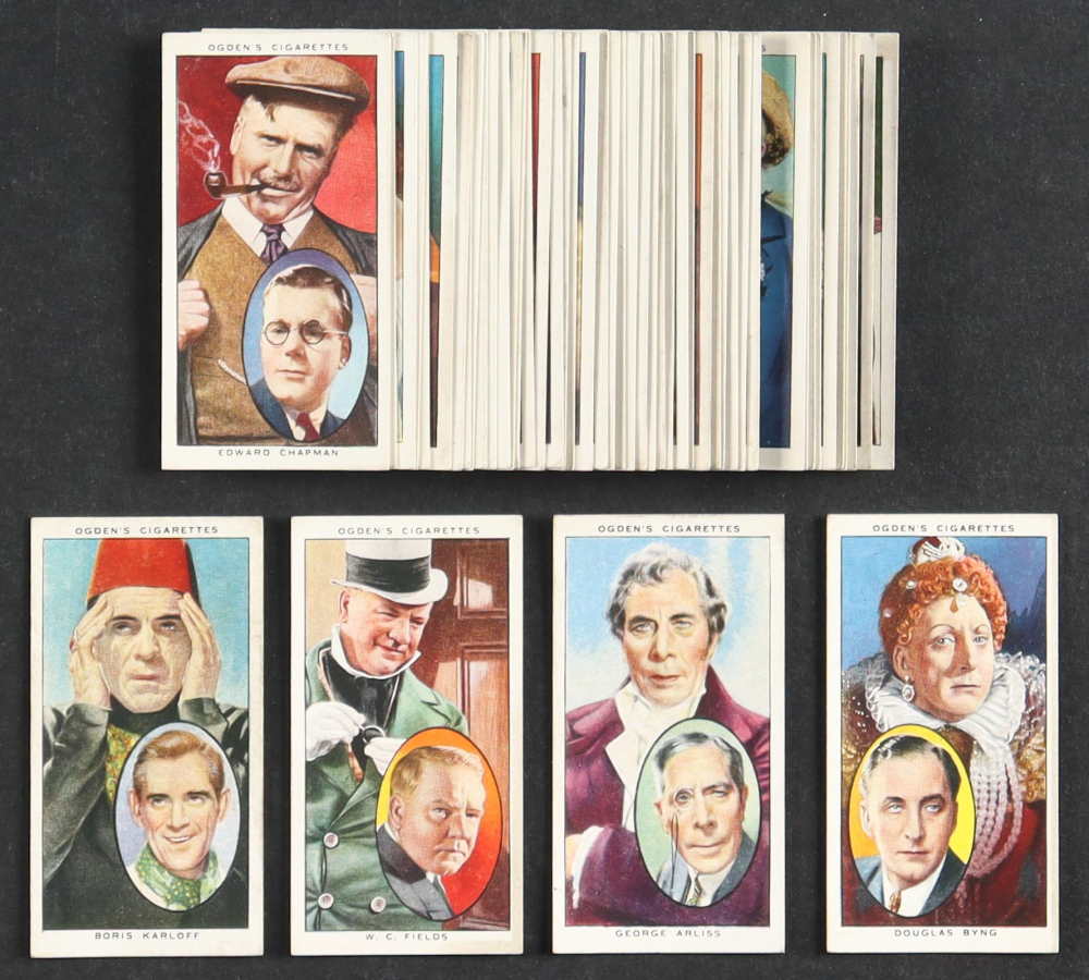 1938 Ogden's Cigarettes Actors Natural & Character Studies Complete ...