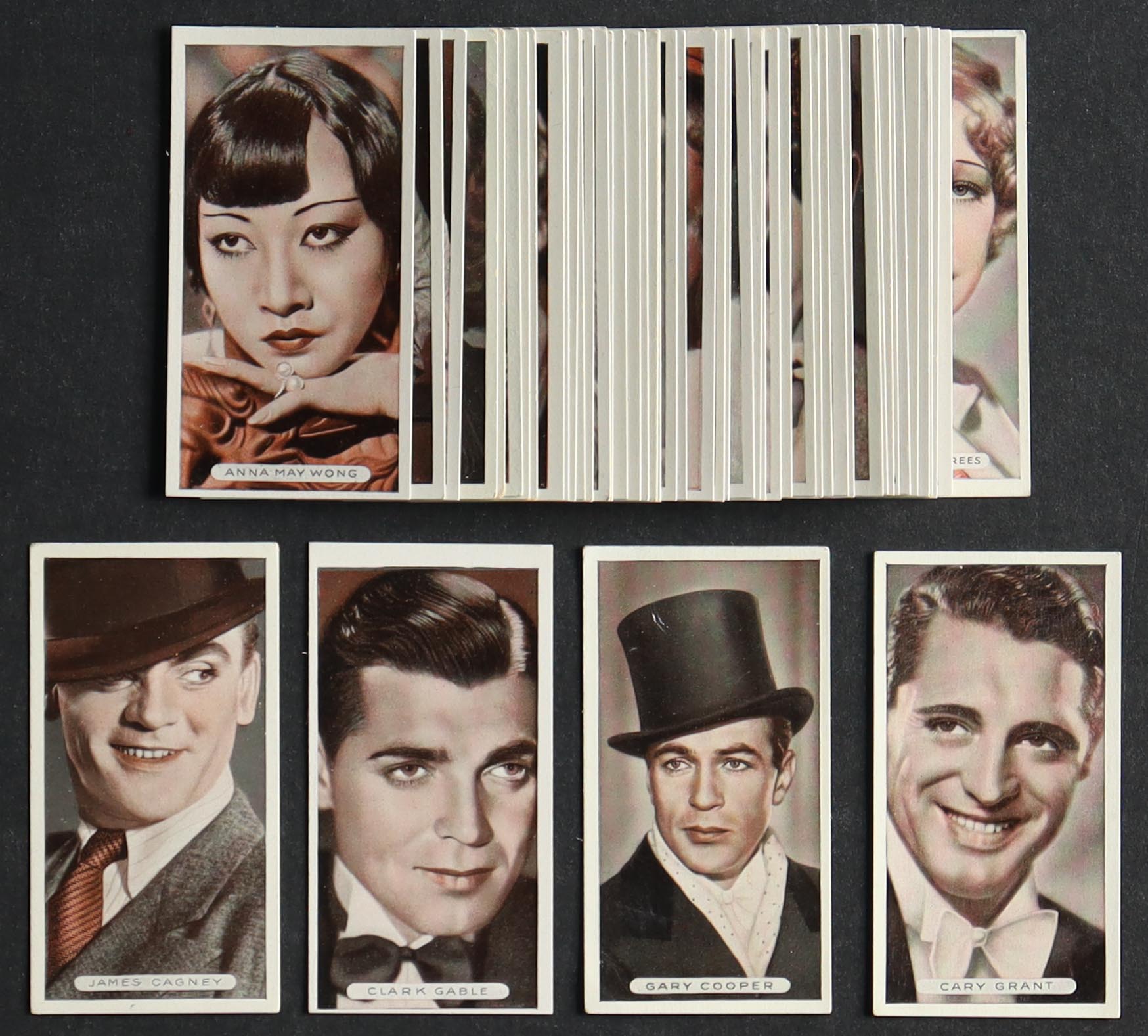 1936 Ardath Cigarettes Famous Film Stars Complete Trading Card Set With ...