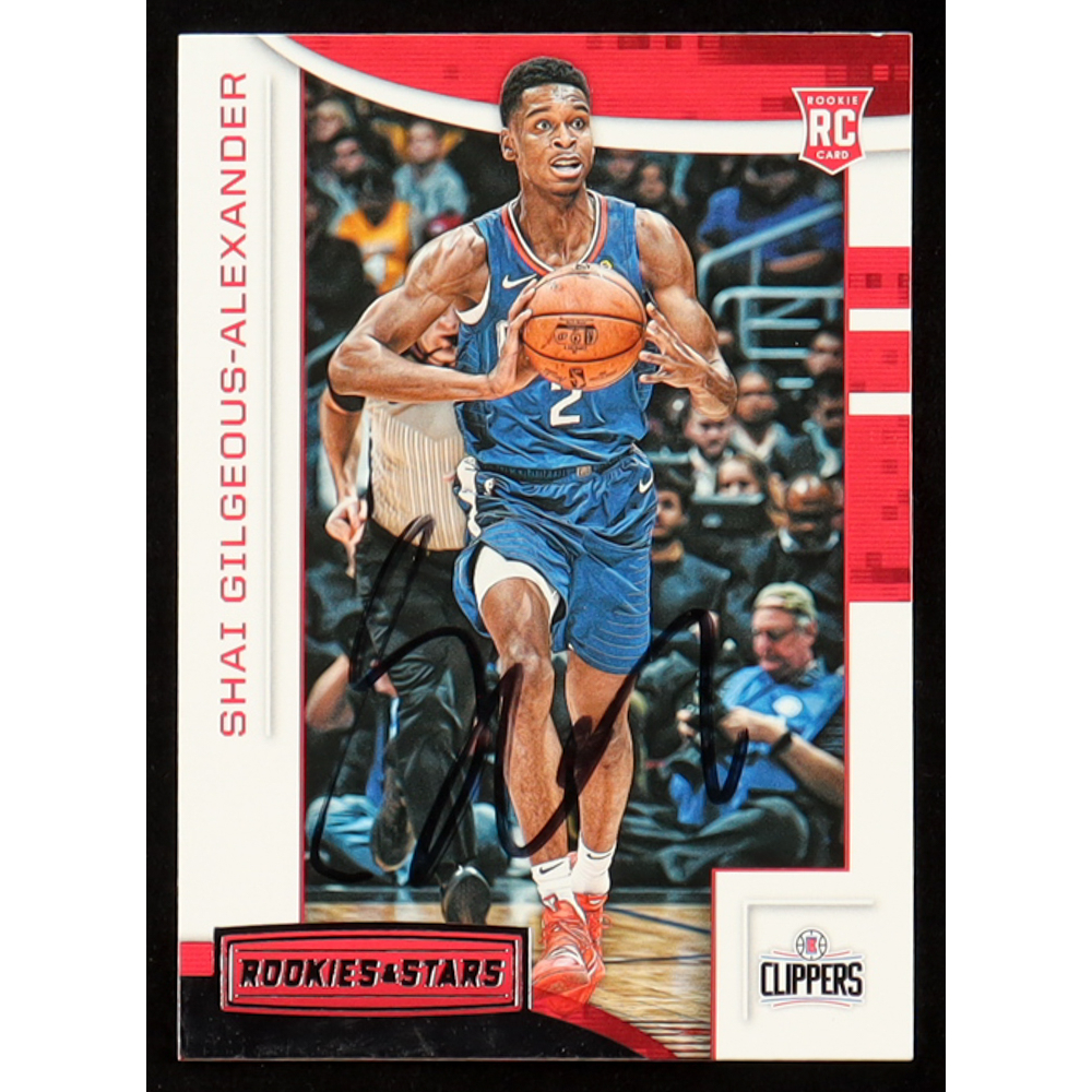 Shai Gilgeous-Alexander Signed 2018-19 Panini Chronicles Rookies and ...