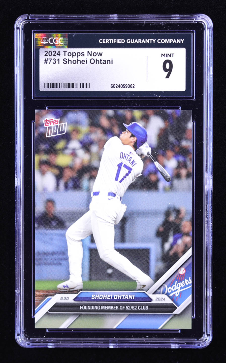 Shohei Ohtani 2024 Topps Now #731 (CGC 9) | Pristine Auction