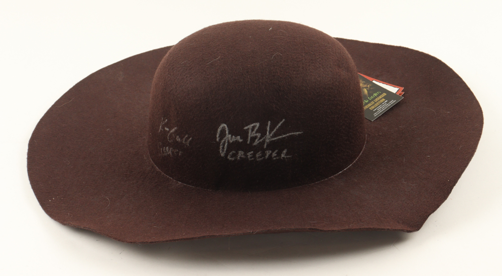Kevin Ball & Jonathan Breck Signed "Jeeper's Creepers" Hat Inscribed ...