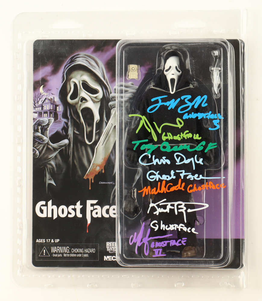 "Ghost Face" Actors Scream NECA Action Figure Signed By (4) With Jeff ...