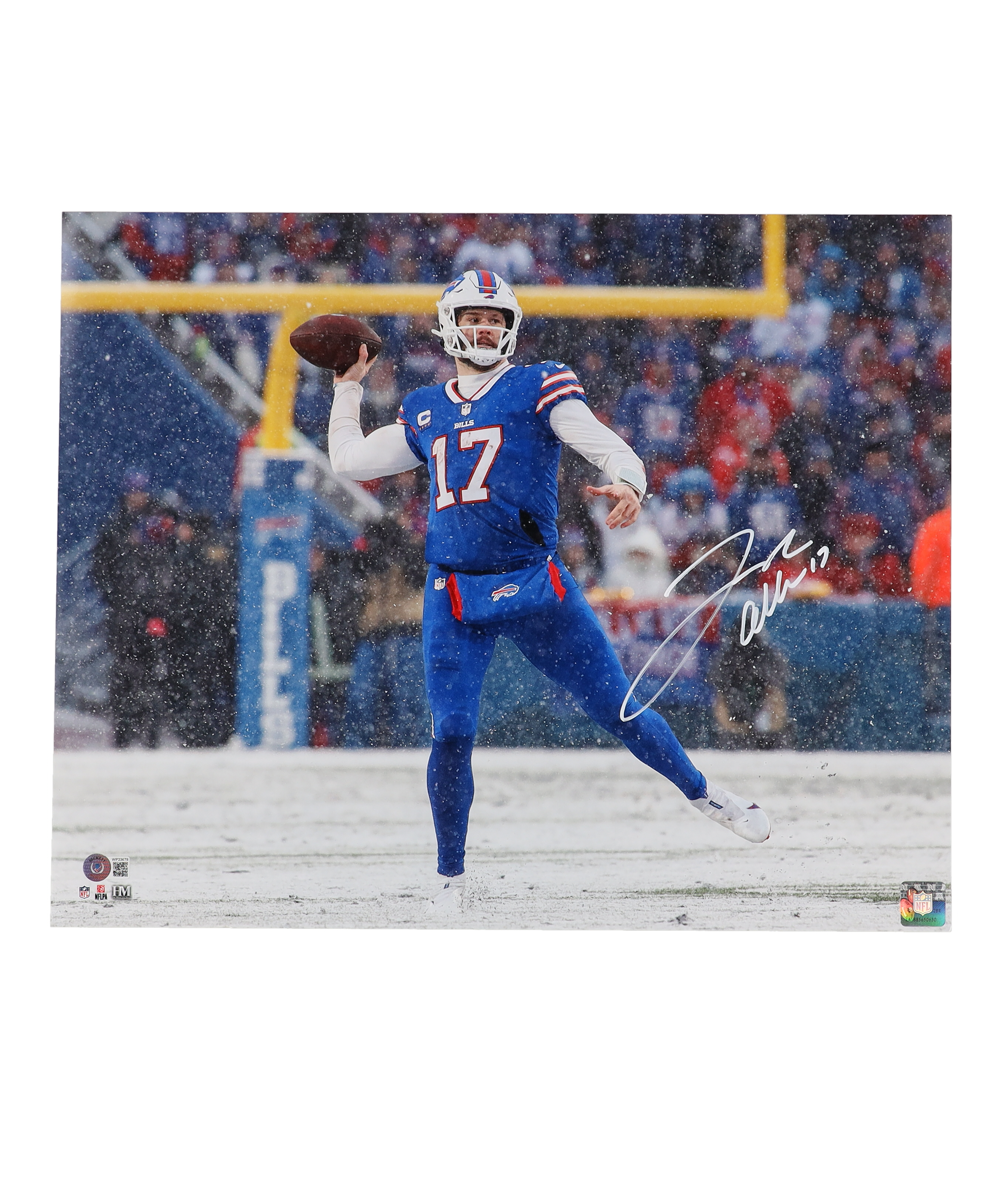 Josh Allen Signed Bills 16x20 Photo (Beckett) | Pristine Auction