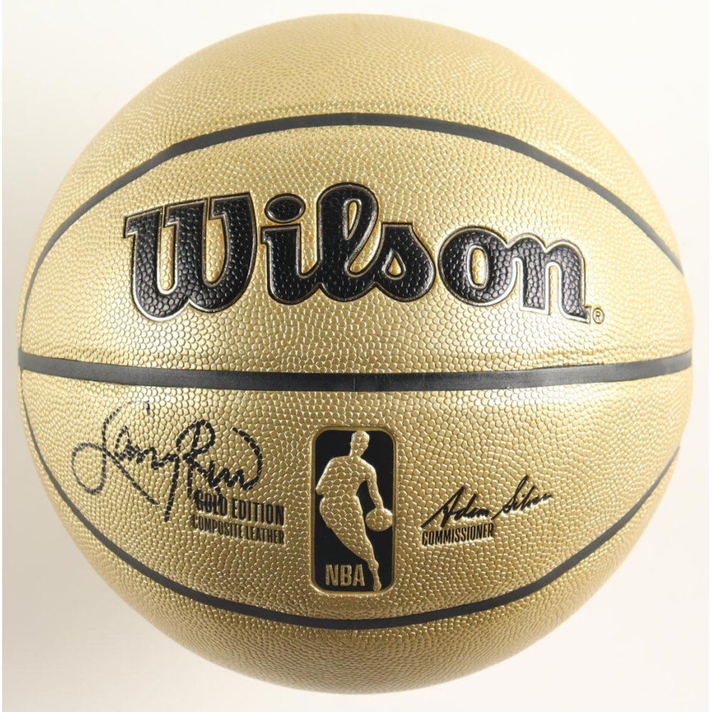 Larry Bird Signed NBA Basketball With Display Stand (PSA) | Pristine ...