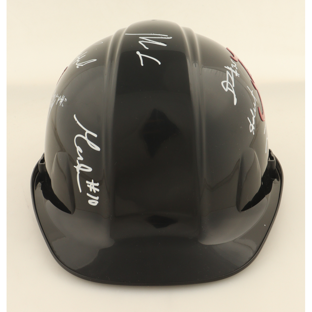 2025 Alabama Crimson Tide Hard Hat Team-Signed by (9) with Mark Sears ...