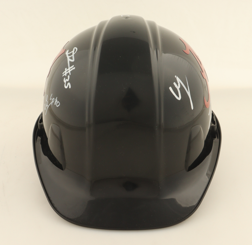 2025 Alabama Crimson Tide Hard Hat Team-Signed by (9) with Mark Sears ...