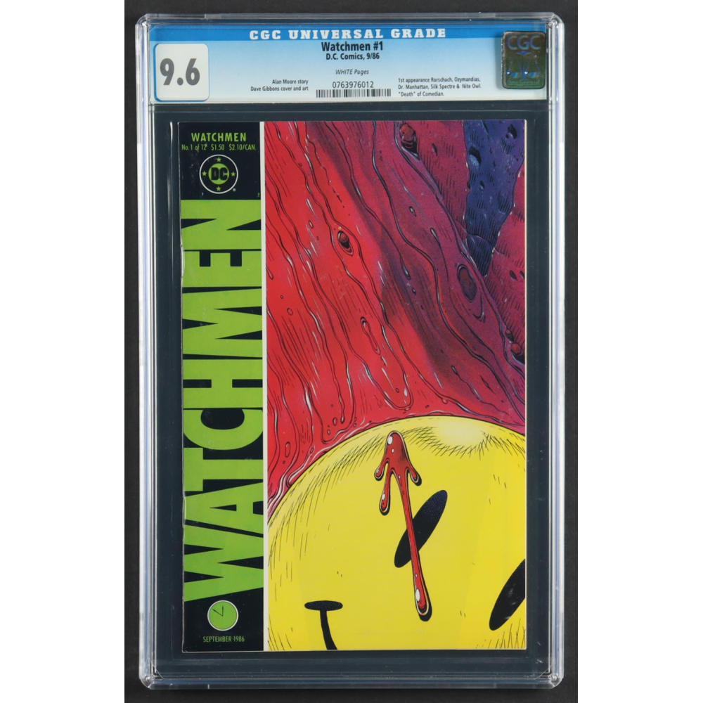 1986 "Watchmen" Issue #1 D.C. Comic Book (CGC 9.6) | Pristine Auction