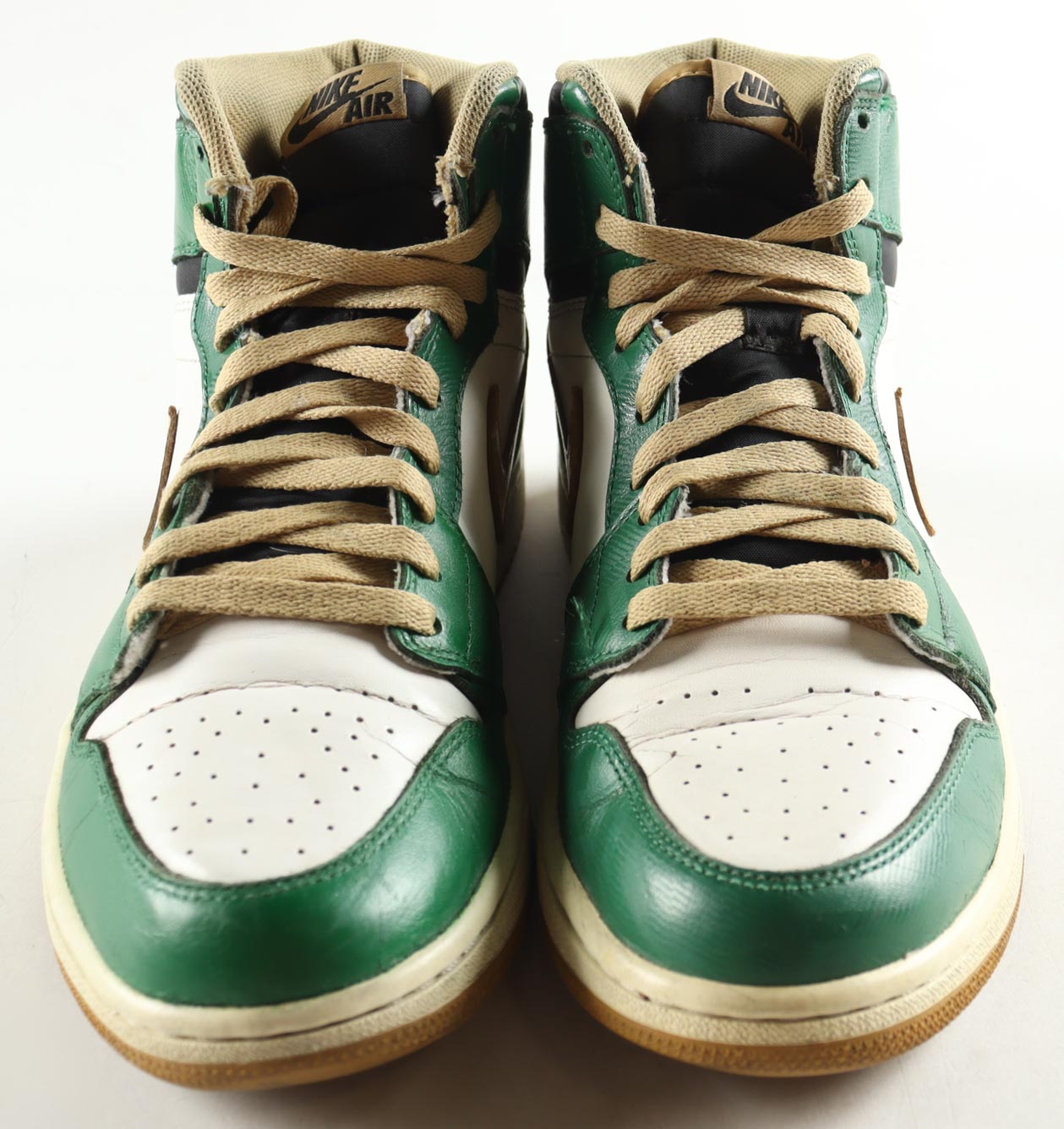 Larry Bird Signed Pair Of Nike Air Jordan Basketball Shoes (PSA ...
