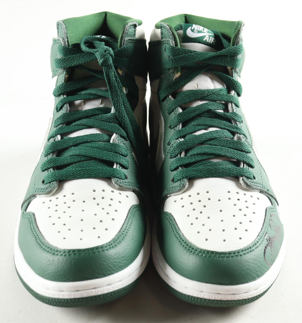 Larry Bird Signed Pair Of Nike Air Jordan Basketball Shoes (PSA ...