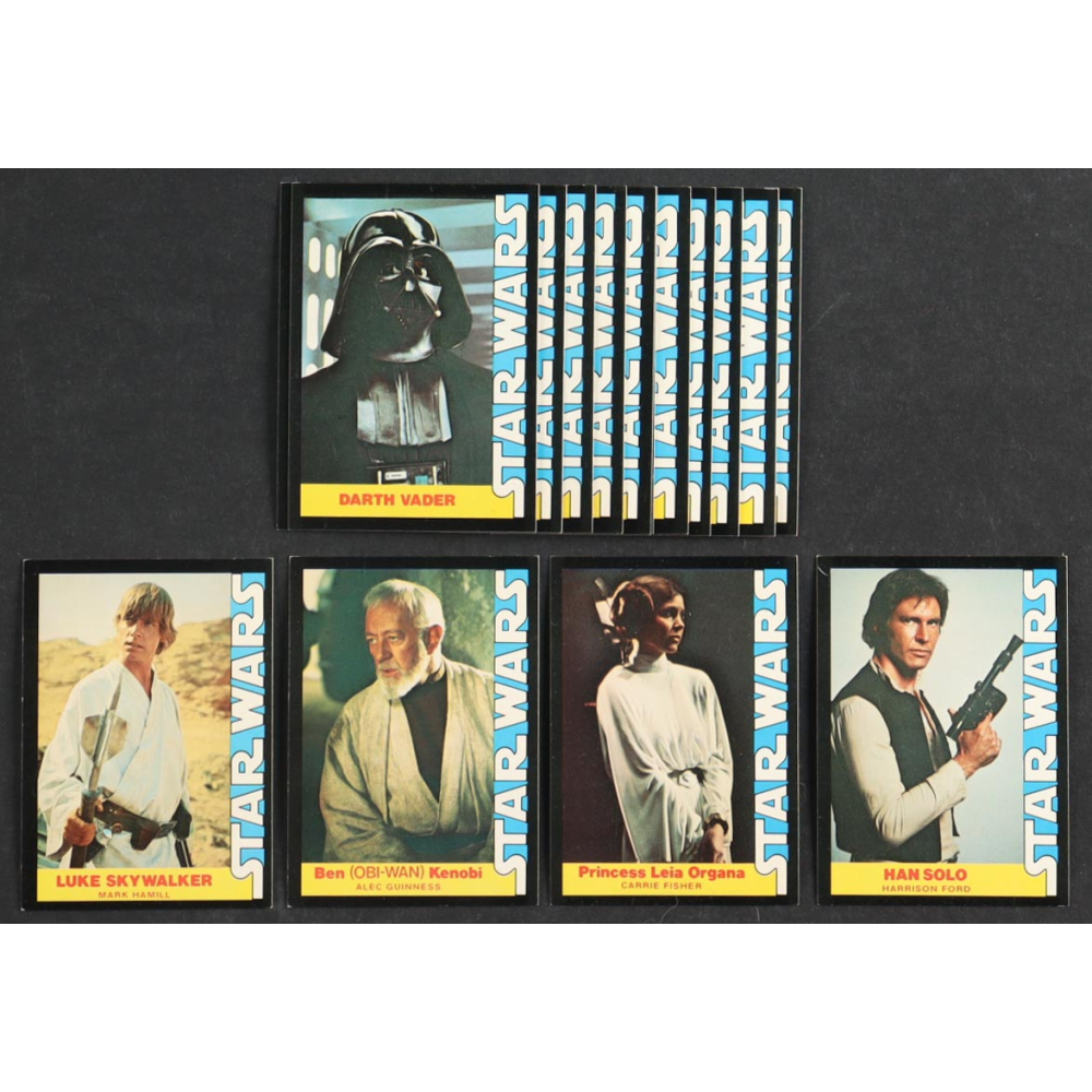 1977 Wonder Bread Star Wars Complete Set of (16) Cards with Luke ...