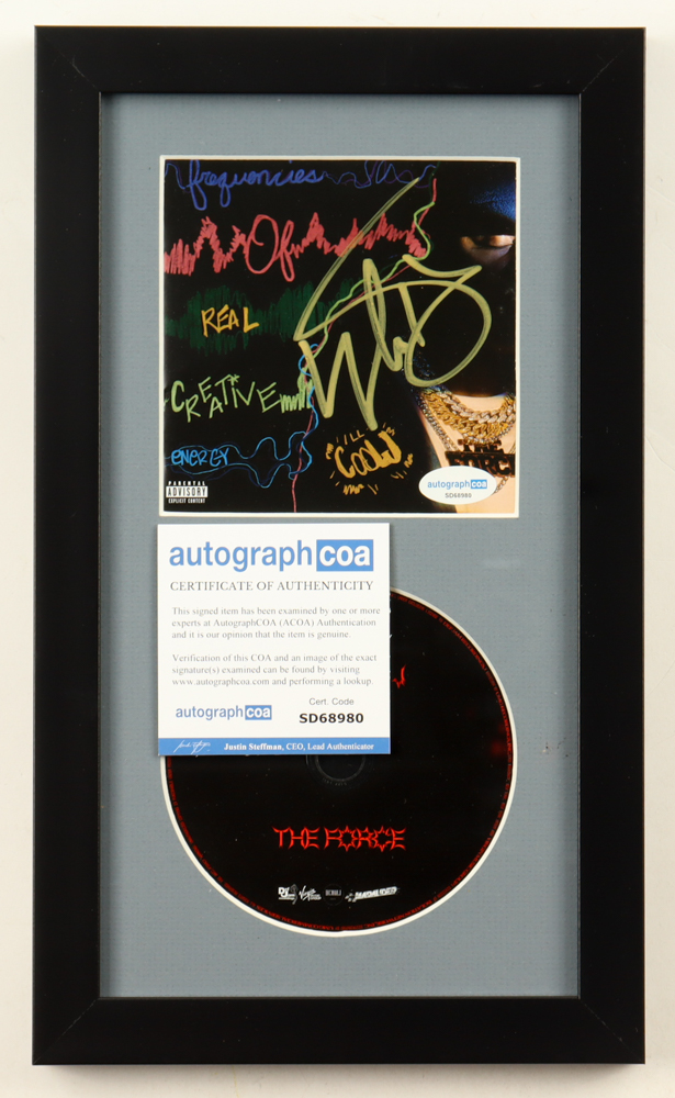 LL Cool J Signed "The Force" Custom Framed CD Album Insert Display With ...