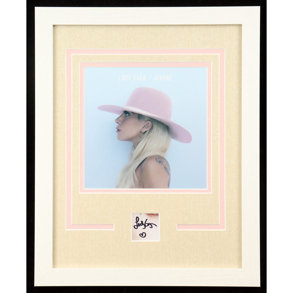 Lady Gaga Signed Custom Framed Cut Display (AutographCOA) | Pristine ...