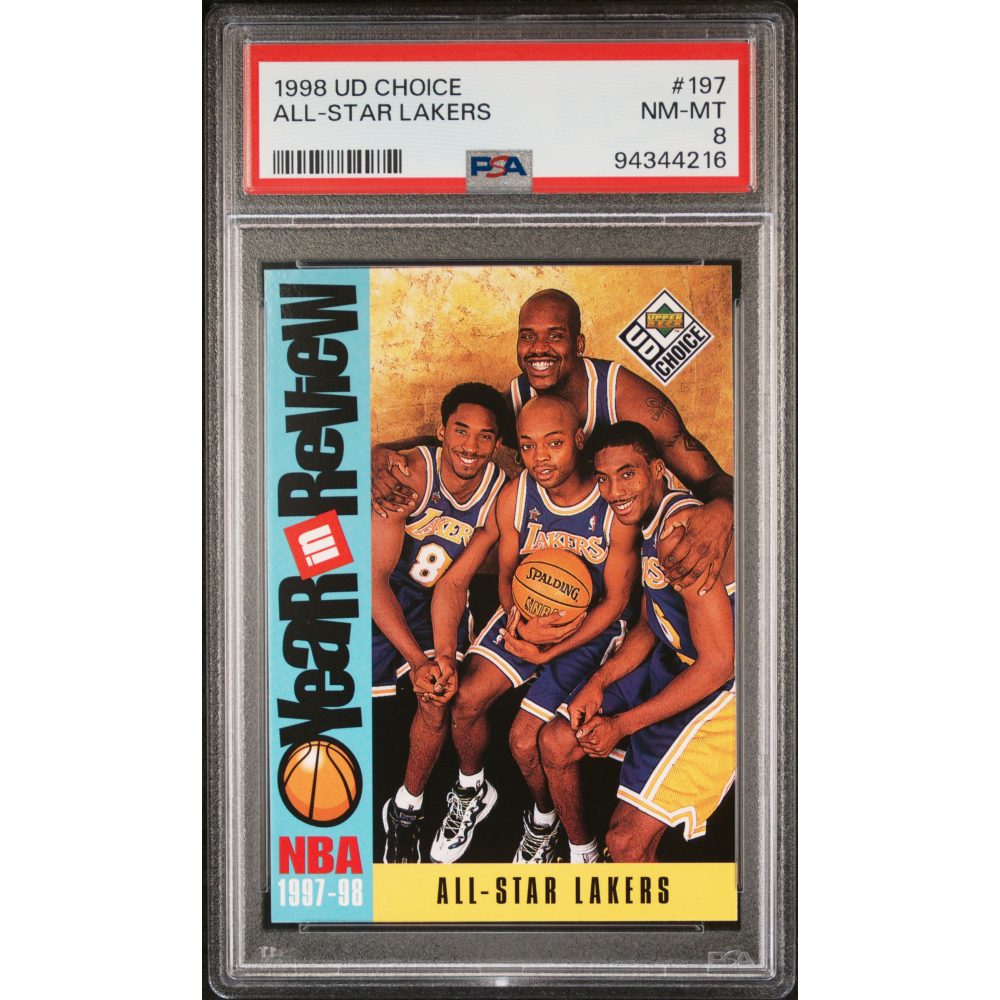 Kobe Bryant / Eddie Jones / Shaquille O'Neal / Nick Van Exel 1998-99 UD ...