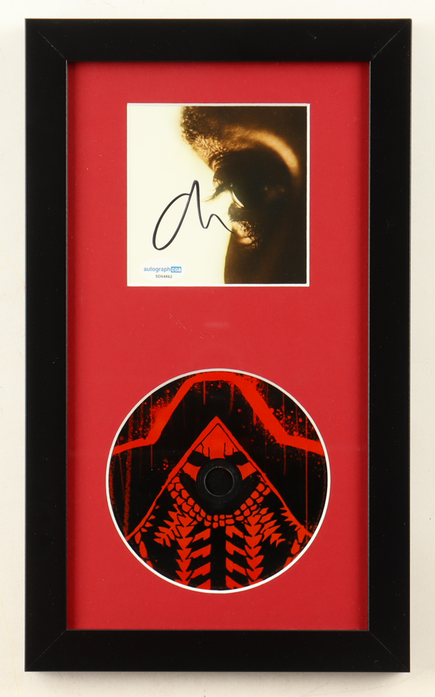 The Weeknd Signed "Hurry Up Tomorrow" Custom Framed CD Album Insert ...