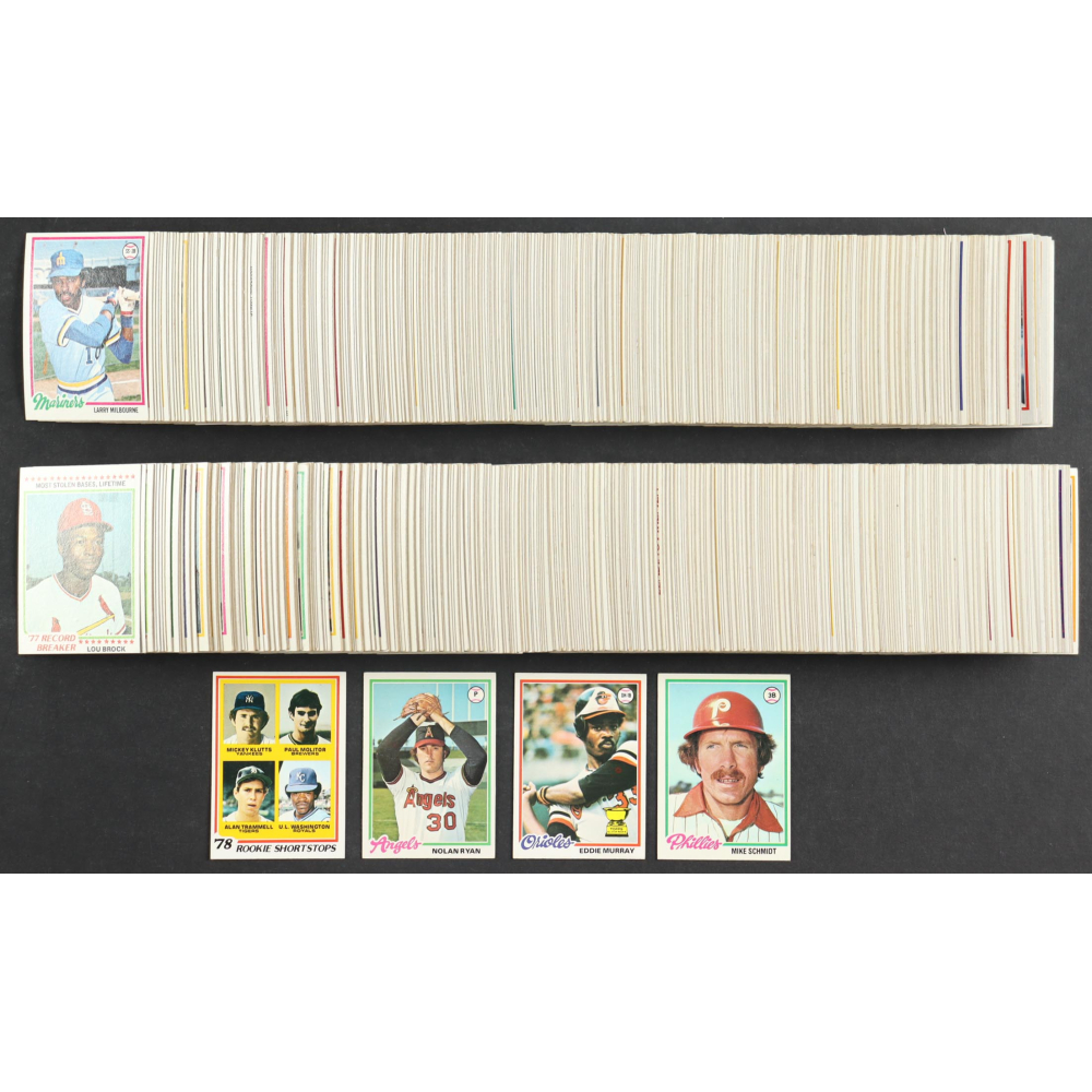1978 Topps Baseball Complete Set of (726) Cards with Eddie Murray #36 ...
