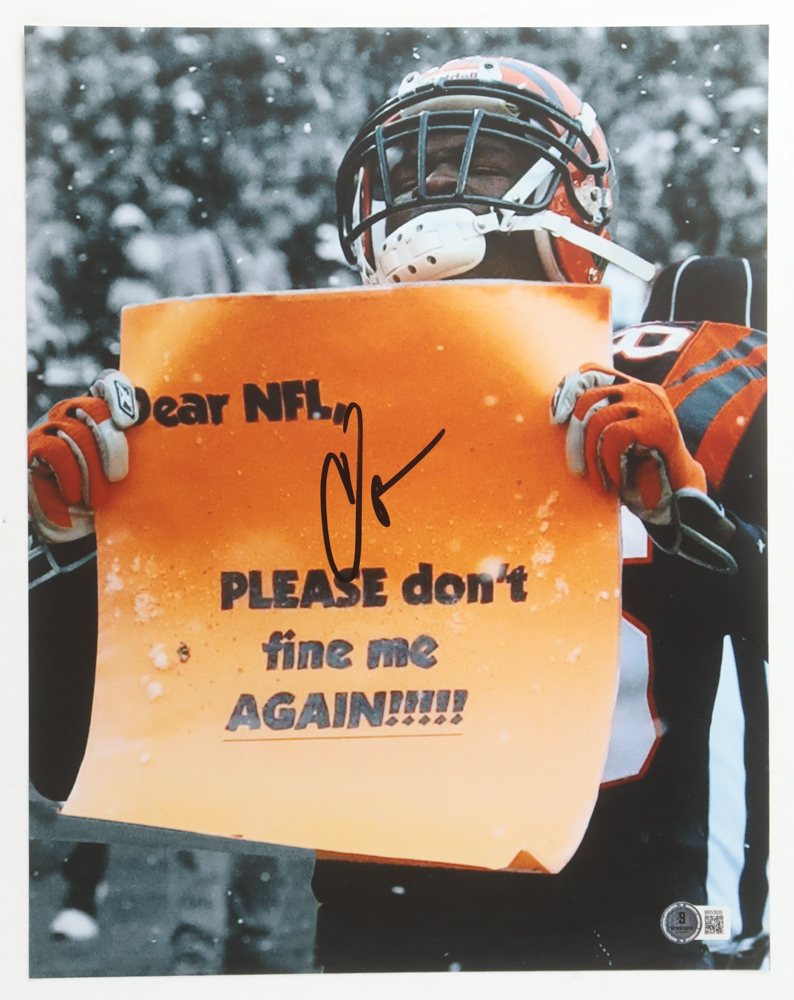 Chad "Ochocinco" Johnson Signed Bengals 11x14 Photo (Beckett ...