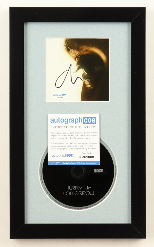 The Weeknd Signed "Hurry Up Tomorrow" Custom Framed CD Album Insert ...