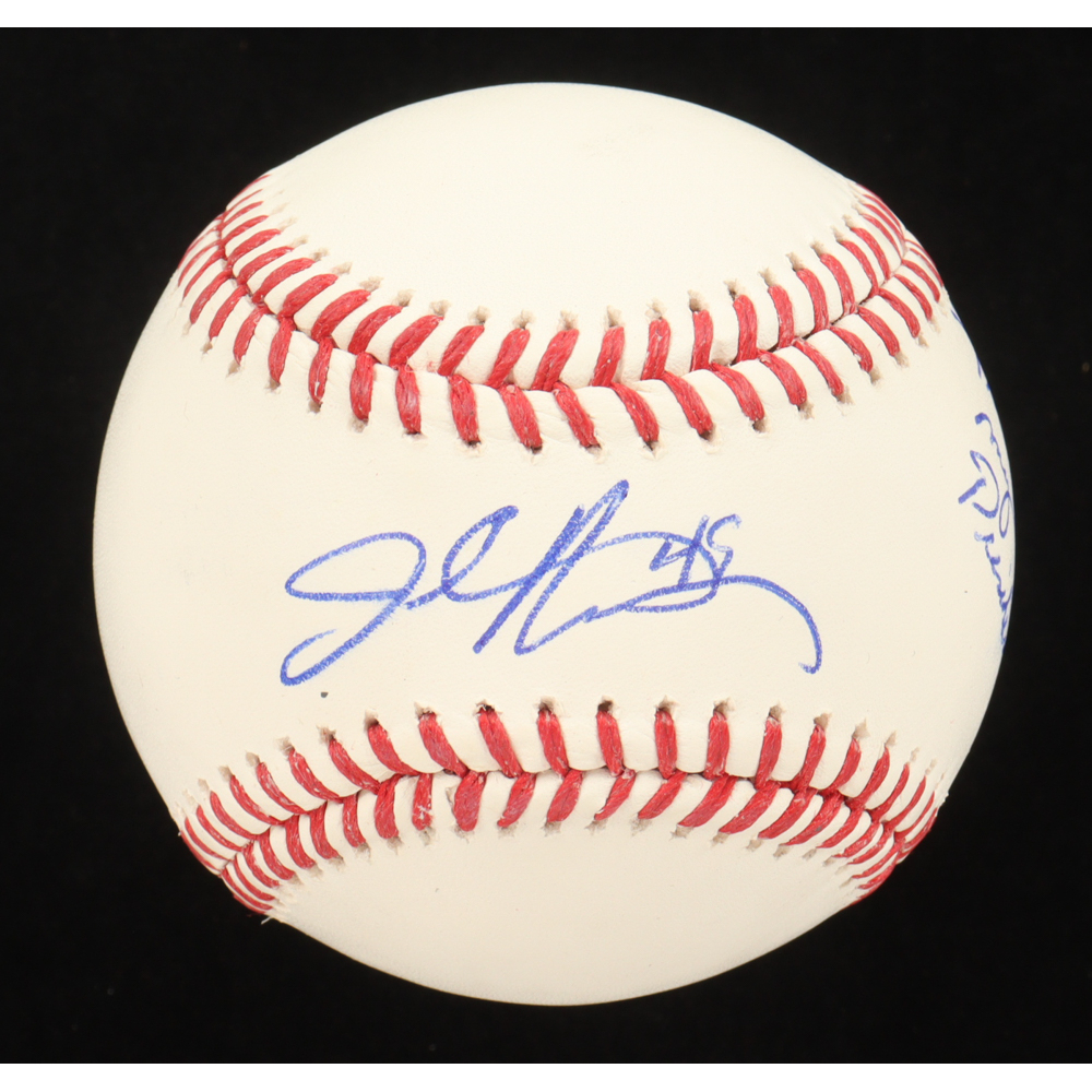 John Rocker Signed Braves 150th Anniversary Commemorative OML Baseball ...