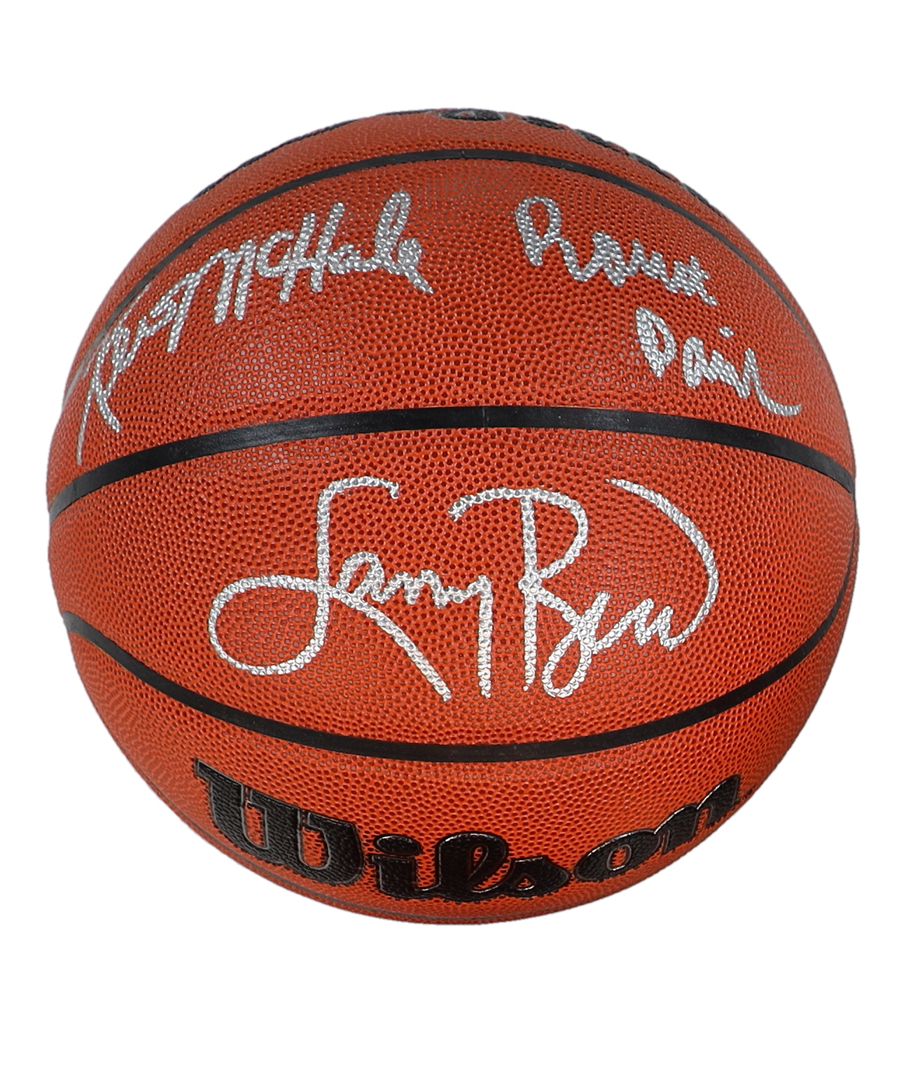 Larry Bird, Kevin McHale & Robert Parish Signed NBA Basketball (Beckett ...