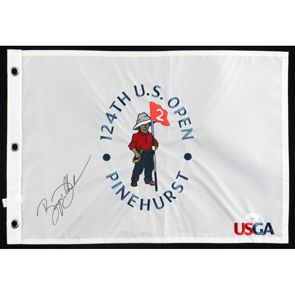 Bryson DeChambeau Signed 124th U.S. Open Golf Pin Flag (JSA) | Pristine ...