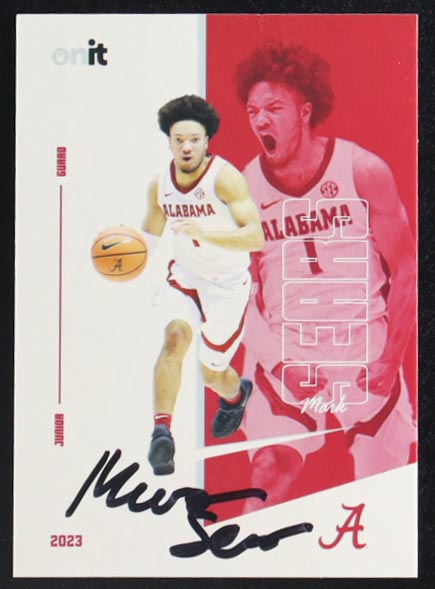 Mark Sears Signed 2023 Onit Athlete Signature Series #1 (JSA ...