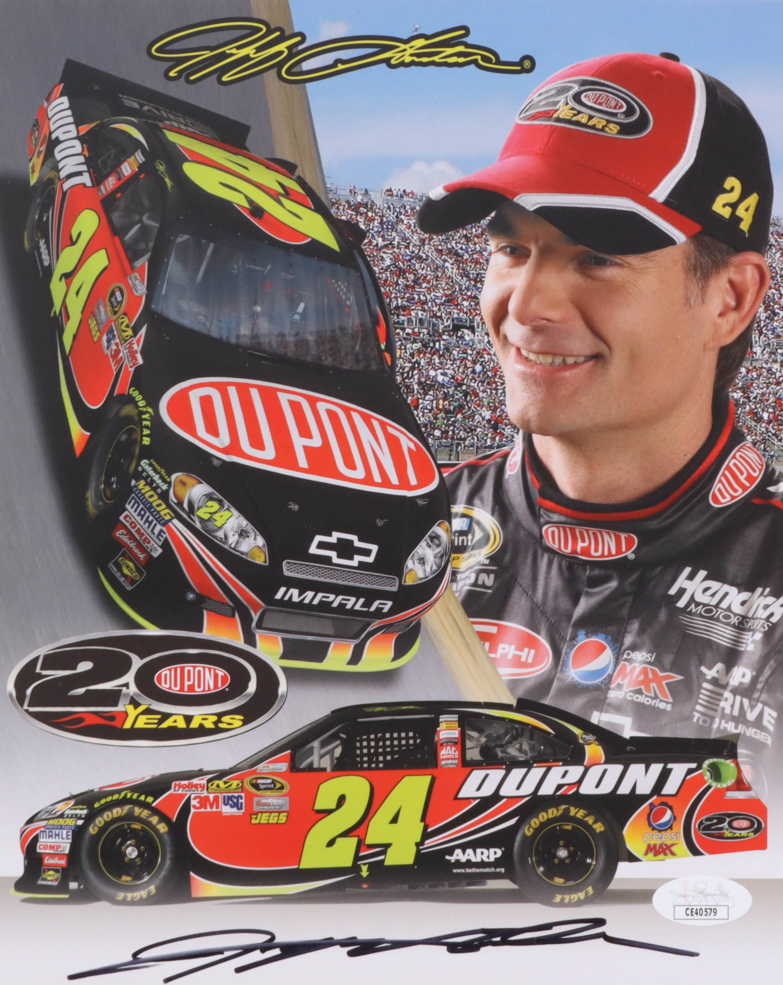 Jeff Gordon Signed NASCAR 8x10 Photo (JSA) | Pristine Auction