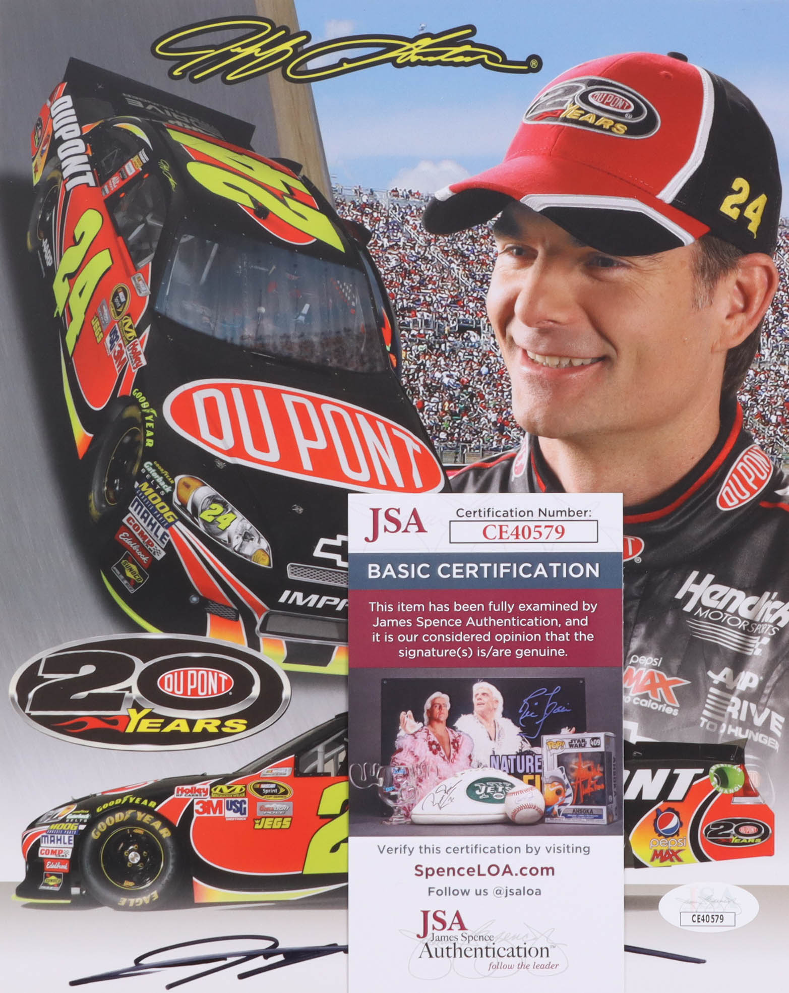 Jeff Gordon Signed NASCAR 8x10 Photo (JSA) | Pristine Auction