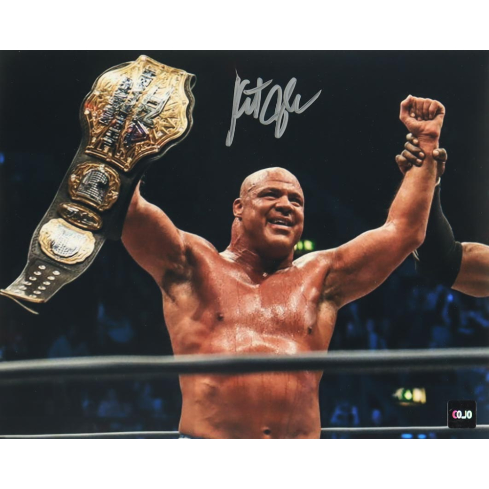 Kurt Angle Signed WWE 8x10 Photo (COJO) | Pristine Auction