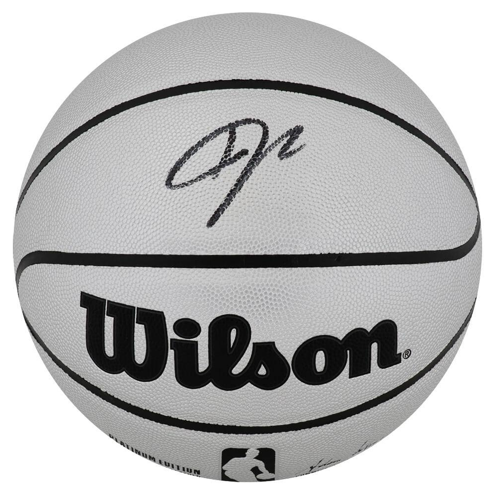 Giannis Antetokounmpo Signed NBA Platinum Basketball (Schwartz ...