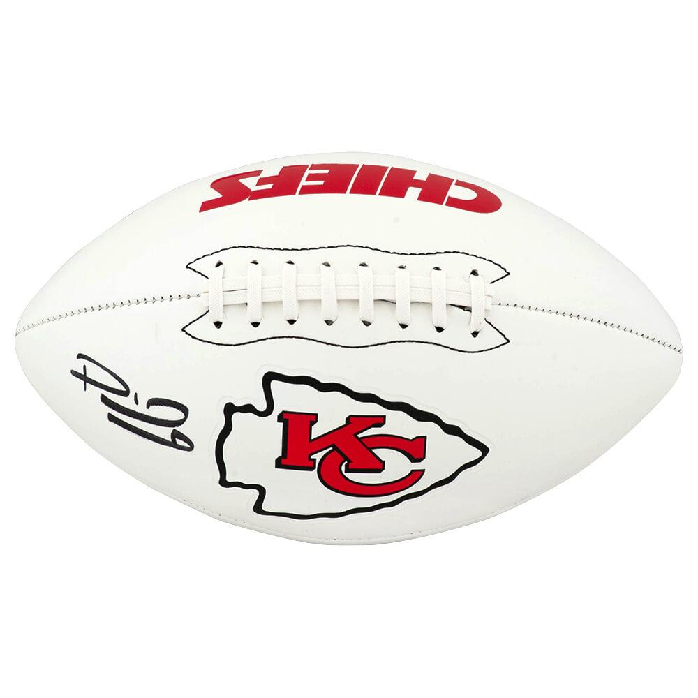 Patrick Mahomes Signed Chiefs Logo Football (Beckett) | Pristine Auction