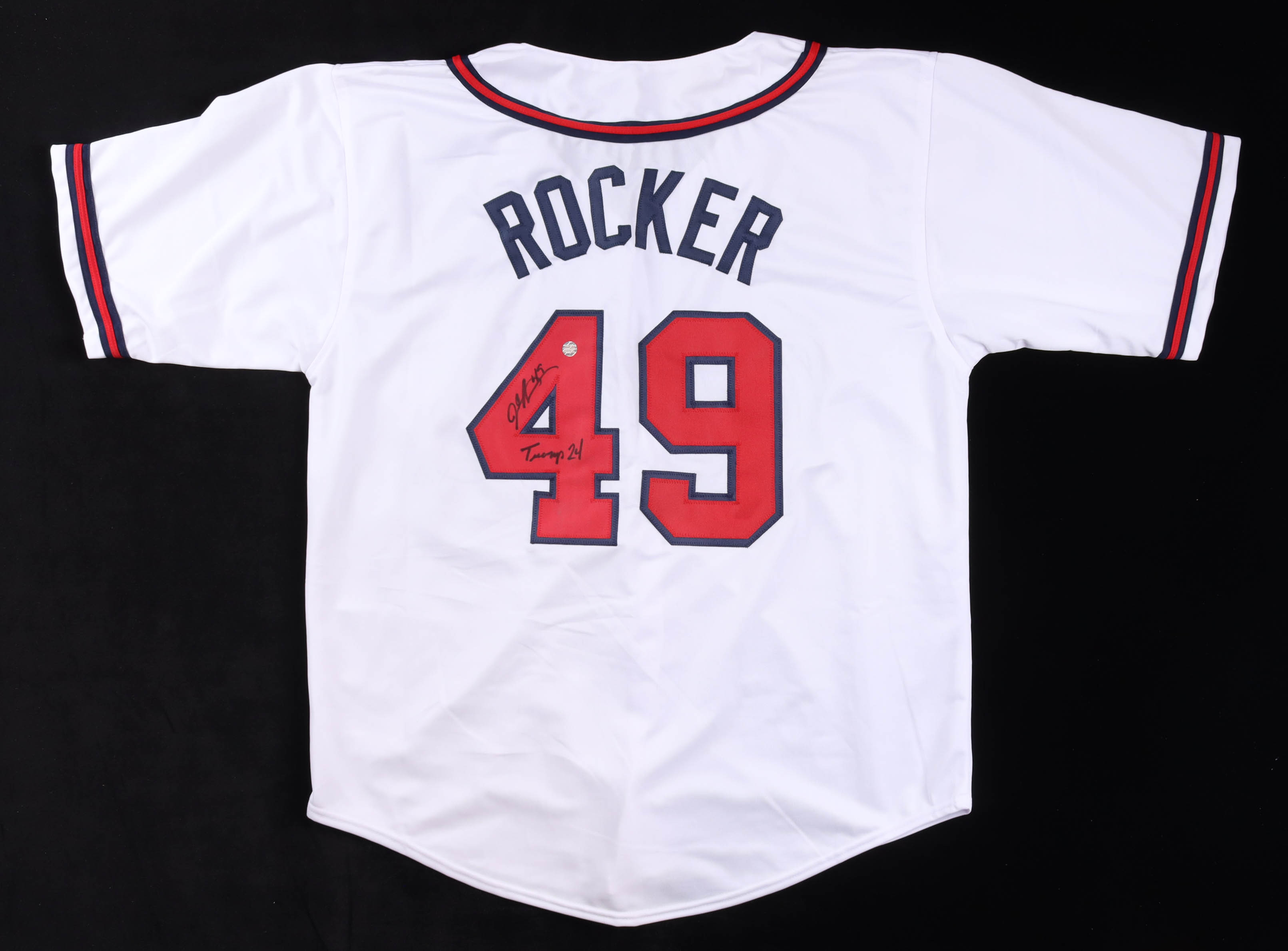 John Rocker Signed Jersey Inscribed "Trump 24" (AMW) | Pristine Auction