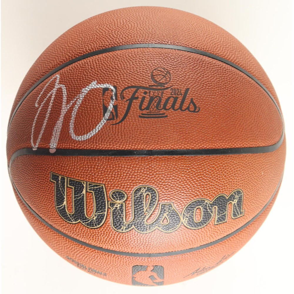 Jayson Tatum Signed NBA Finals Basketball (Fanatics) | Pristine Auction