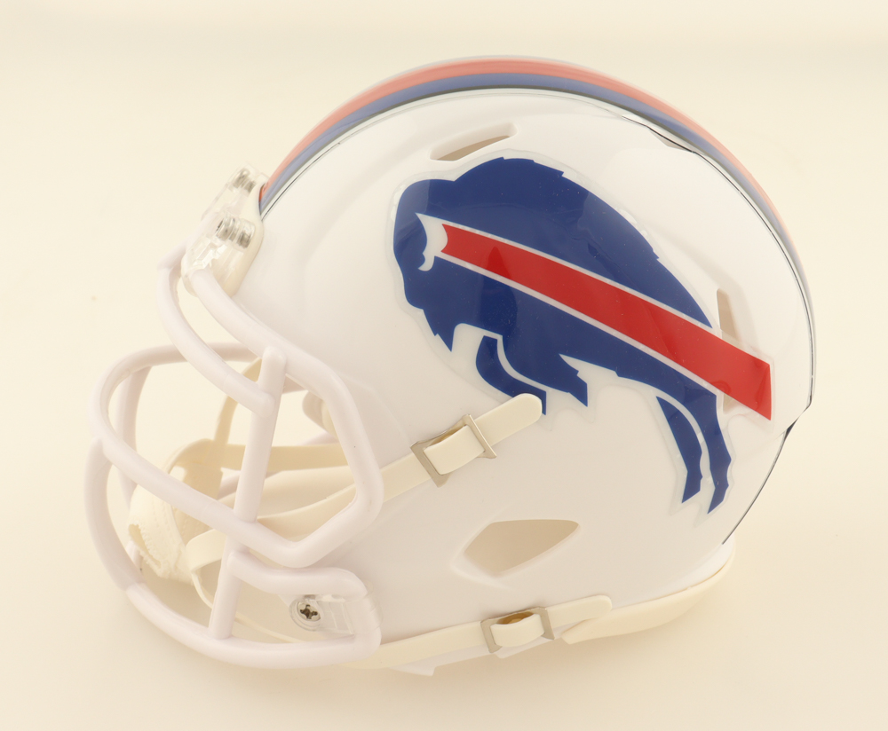 Ty Johnson Signed Bills Speed Mini Helmet (TSE) | Pristine Auction