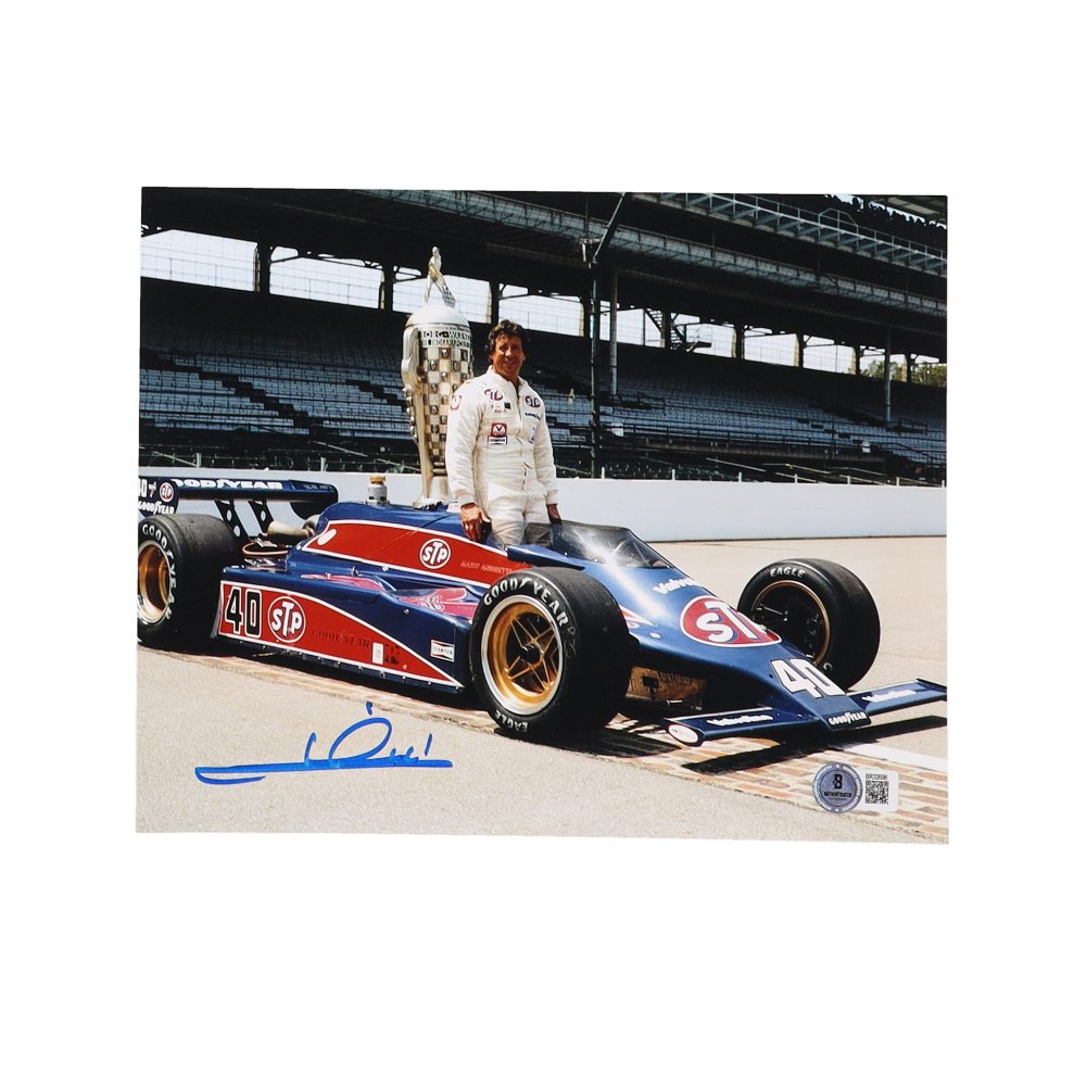 Mario Andretti Signed 8x10 Photo (Beckett) | Pristine Auction