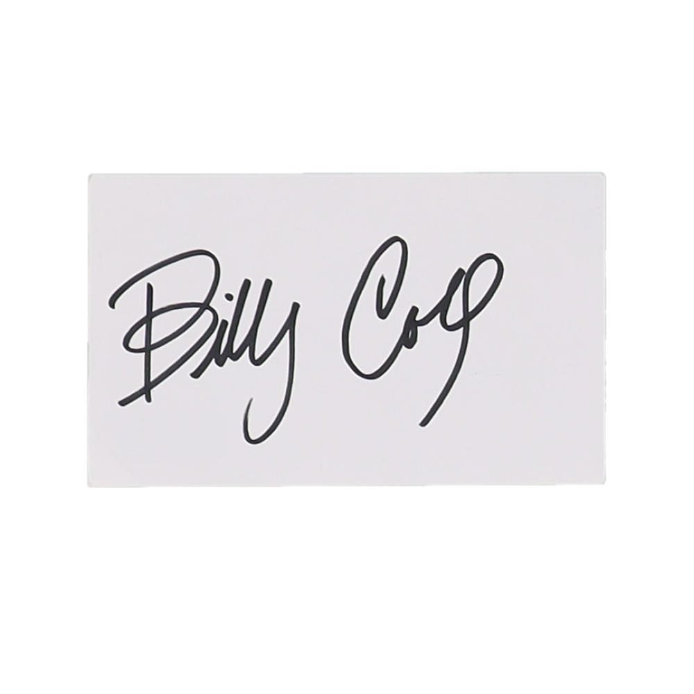 Billy Cox Signed 3x5 Index Card (Beckett) | Pristine Auction