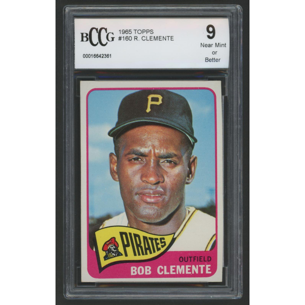 Roberto Clemente 1965 Topps #160 (BCCG 9) | Pristine Auction