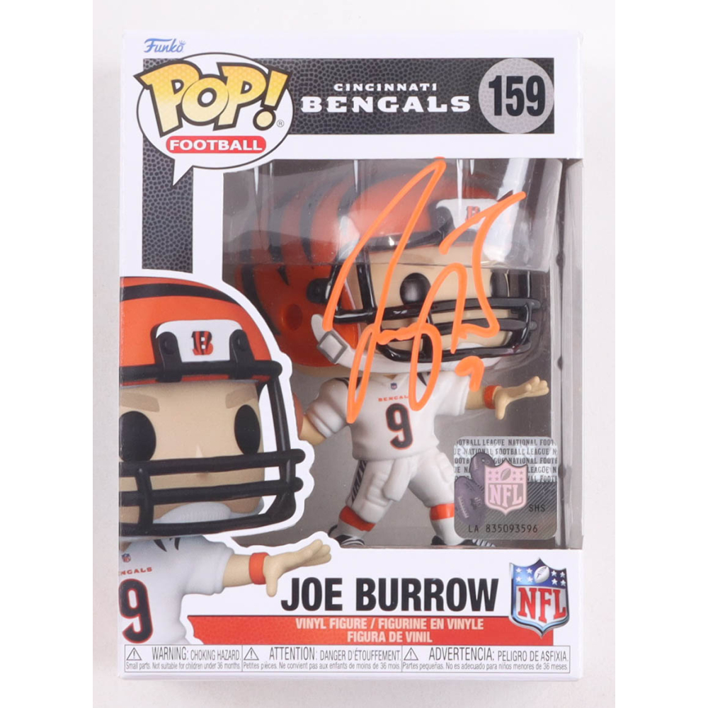 Joe Burrow Signed Bengals #159 Funko Pop! Vinyl Figure (Fanatics ...