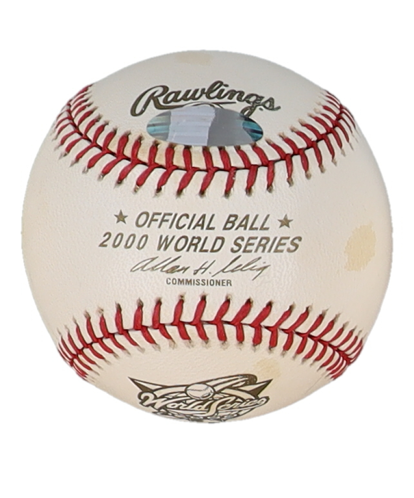Derek Jeter Signed Official 2000 World Series Logo Baseball (Steiner ...
