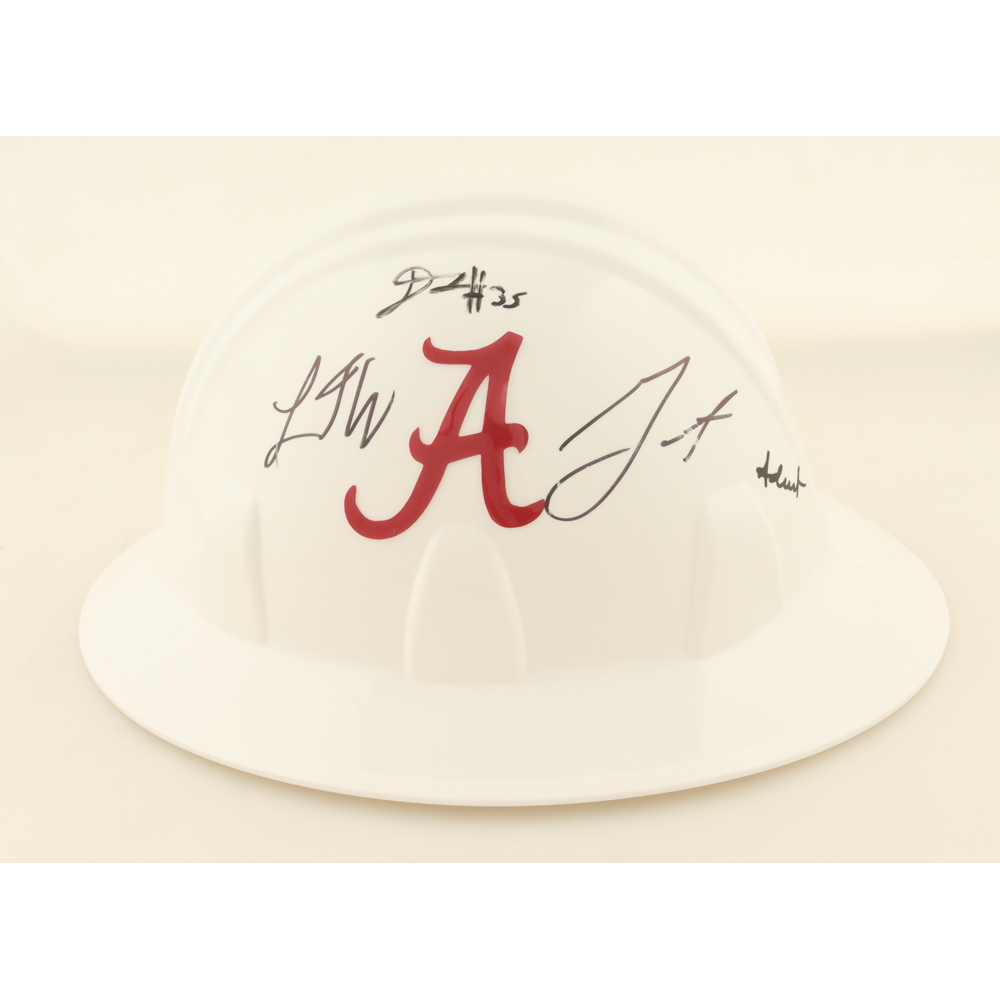 2025 Alabama Crimson Tide Hard Hat Team-Signed by (9) with Mark Sears ...